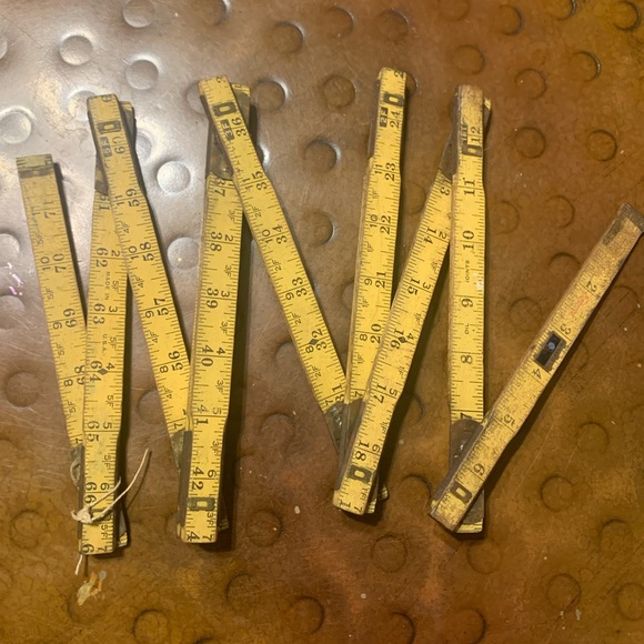 American Vintage | Other | Antique 72 6ft Evans Wood Wooden Ruler ...